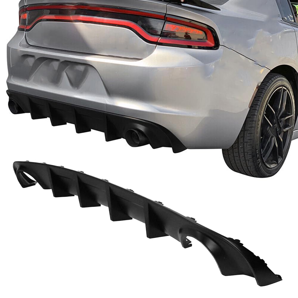 Amazon.com: Rear Bumper Diffuser Compatible with Dodge Charger Base ...