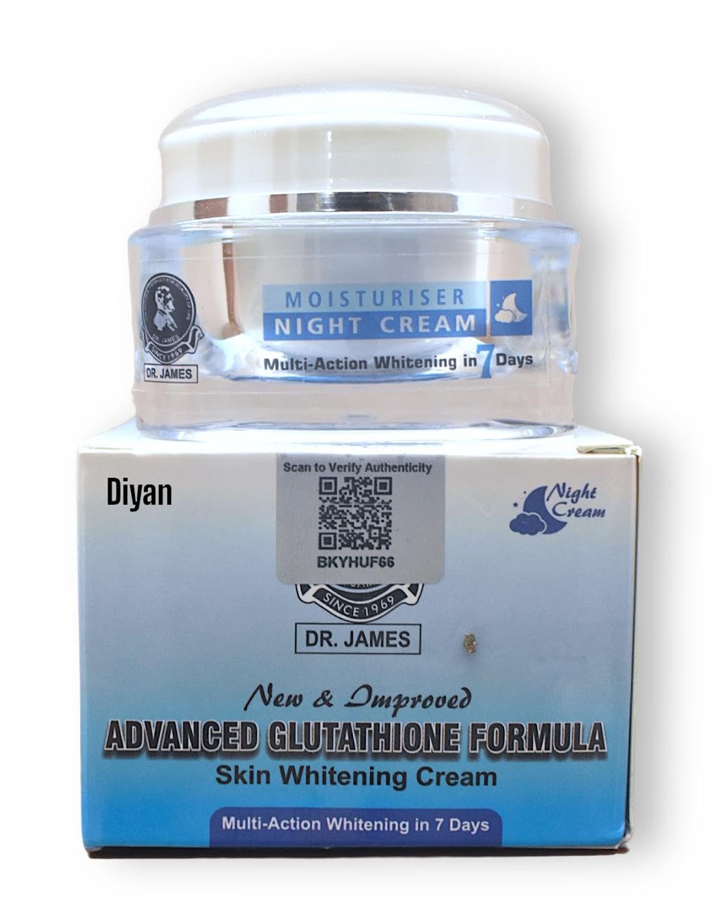 Dr. James Advanced Glutathione Face Cream | Hydrating & Revitalizing ...