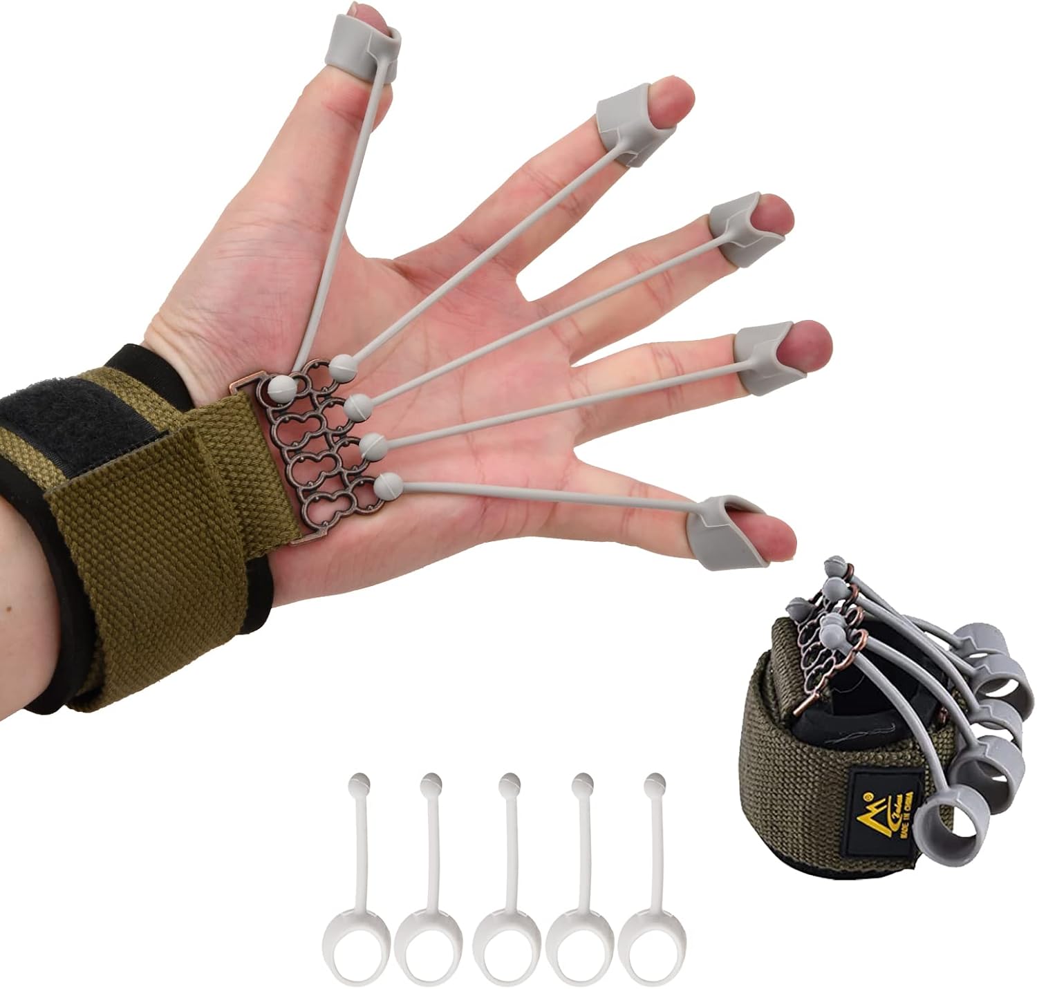 Amazon.com : Finger Strengthener Finger Exerciser Hand Grip Strength ...