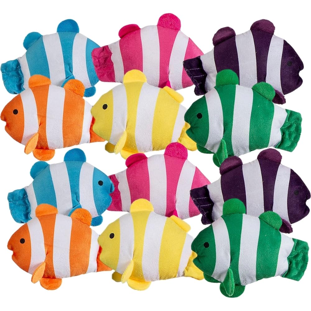 Amazon.com: Fun Express Plush Clown Loach Fish - Toys - VBS Vacation ...