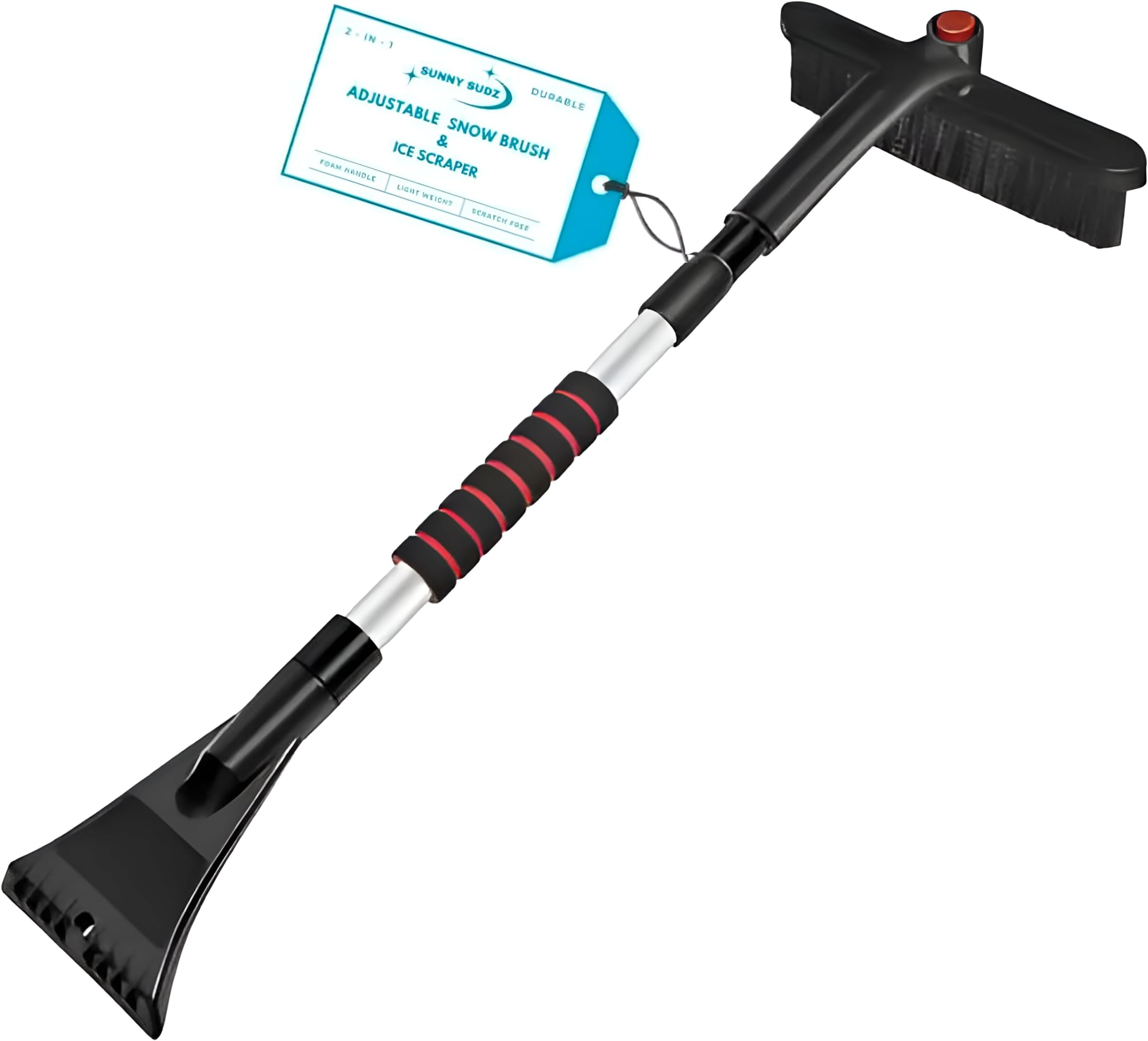 SUNNY SUDZ Snow Brush and Ice Scrapers Adjustable for Car Windshield ...