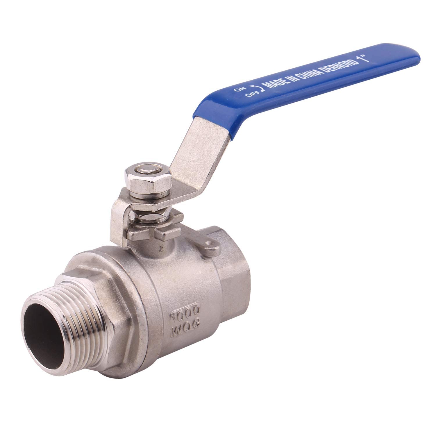 DERNORD Full Port Ball Valve 1 Inch - Male x Female Stainless Steel 304 ...