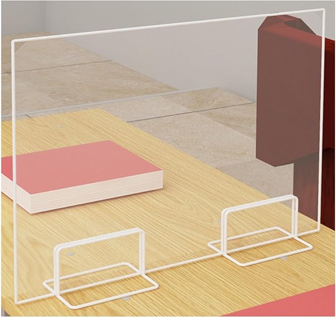 Portable Desk with Base Clear SelfStanding Office Divider Office ...