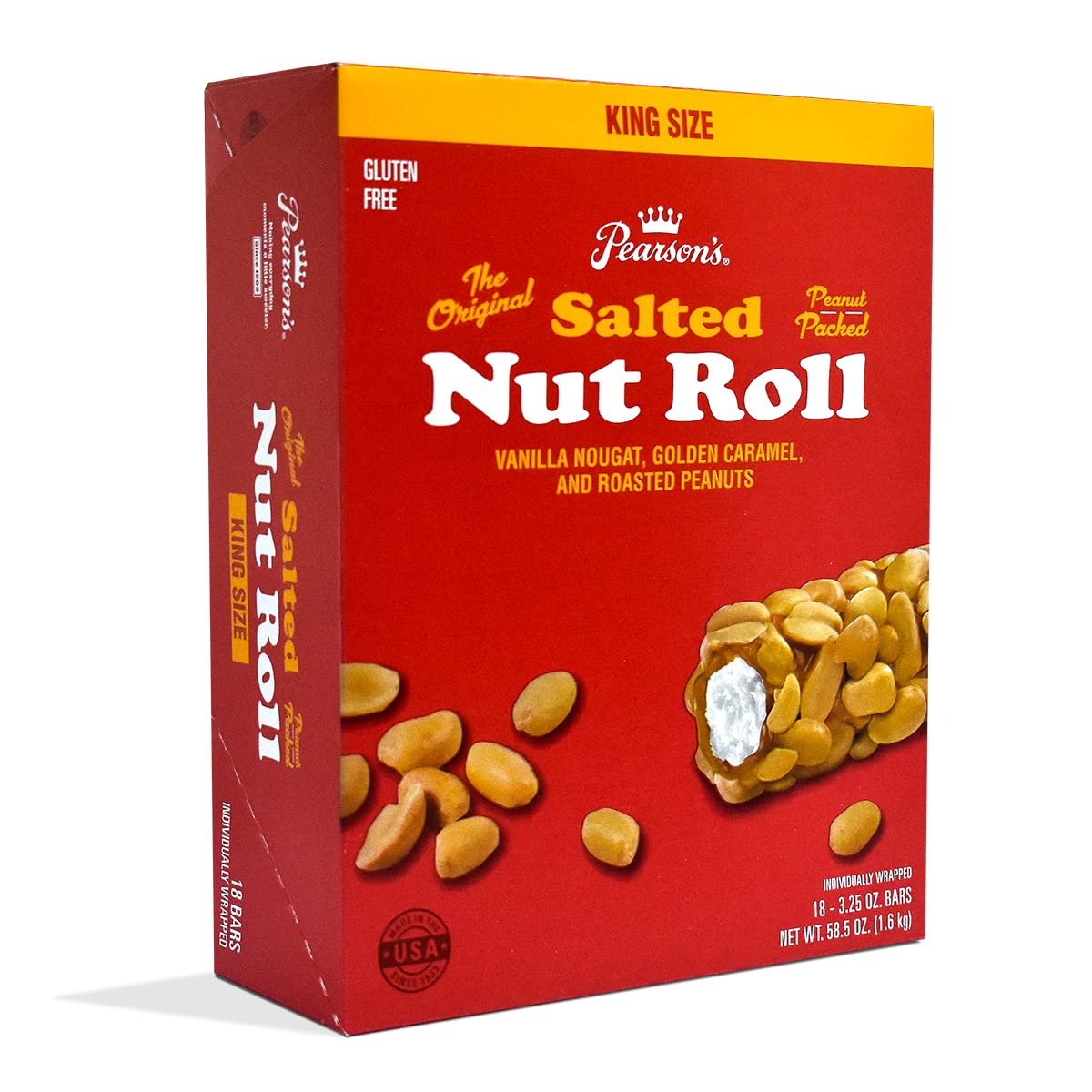 Buy Pearson s King Original Salted Nut Roll Loaded With Crunchy