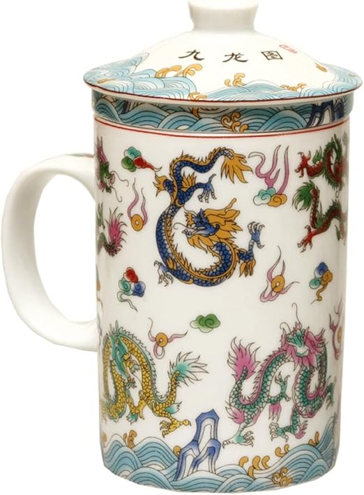 Amazon.com | Artistic Chinese Creations Chinese Porcelain Tea Cup (with ...