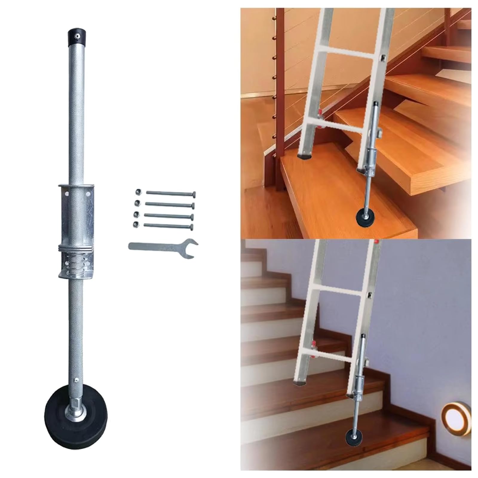 Ladder Step Platform 2-Pack Ladder Leveler Stabilizers - Adjustable ...