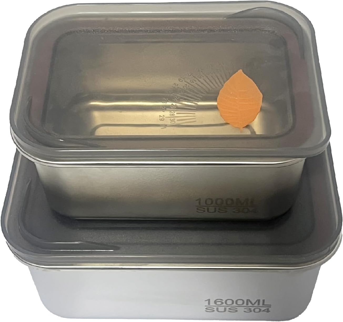 Amazon.com: Stainless Steel Rectangular Food Storage kimchi container ...