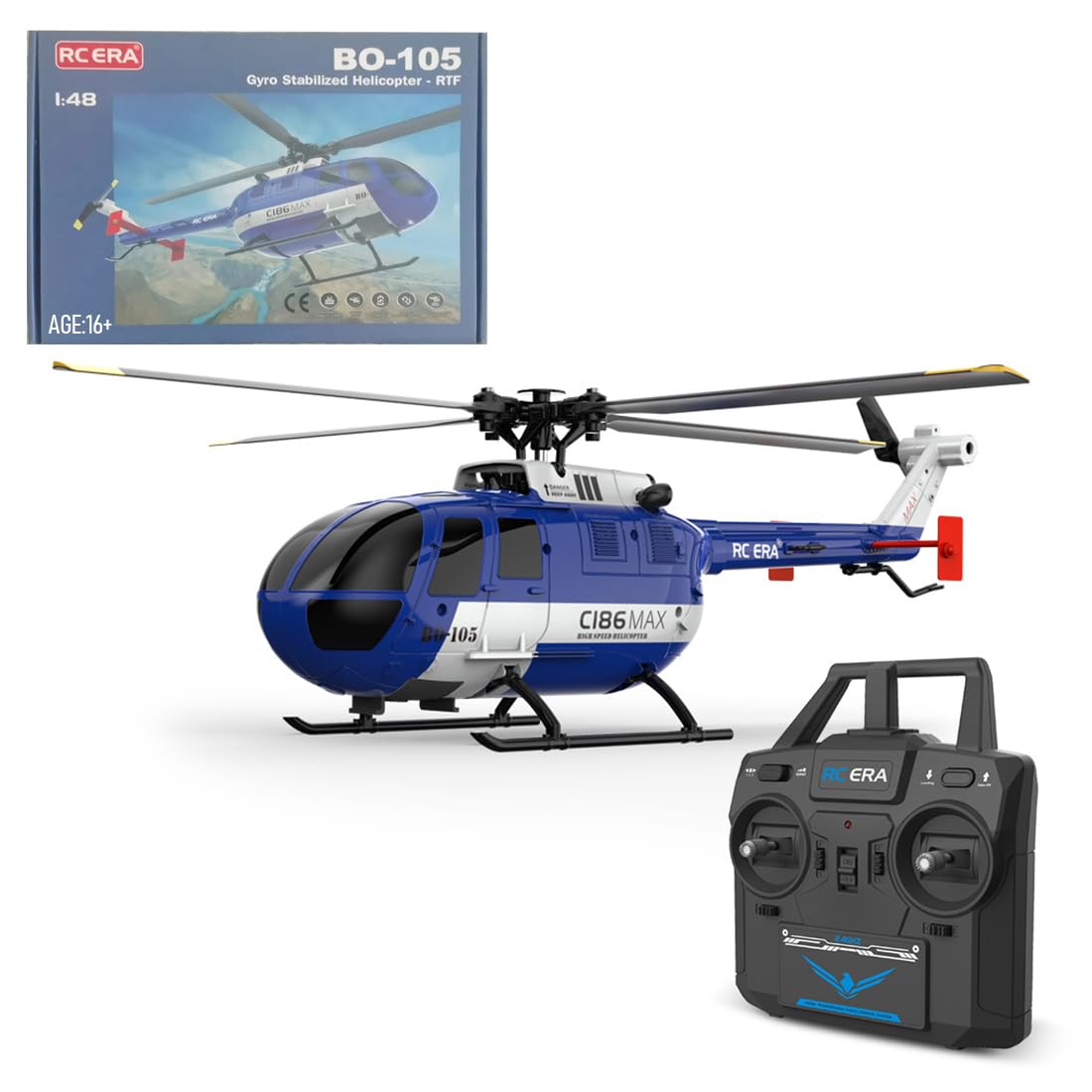 Amazon.com: ConsoleXpress C186MAX RC Helicopter Optical Flow ...