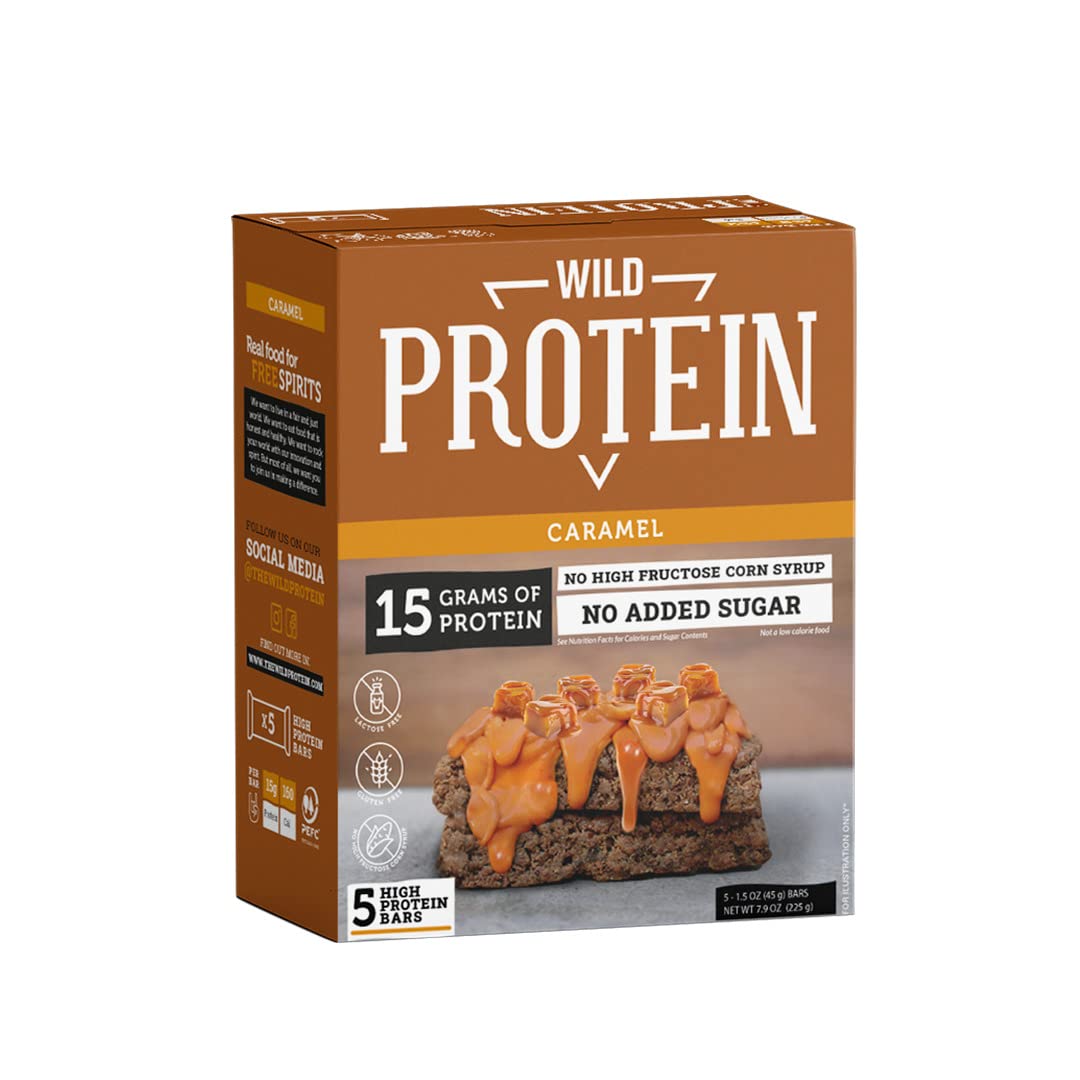 Wild Protein BARRA PROTEÍNA CARAMEL 5 UN – Yaxa Colombia
