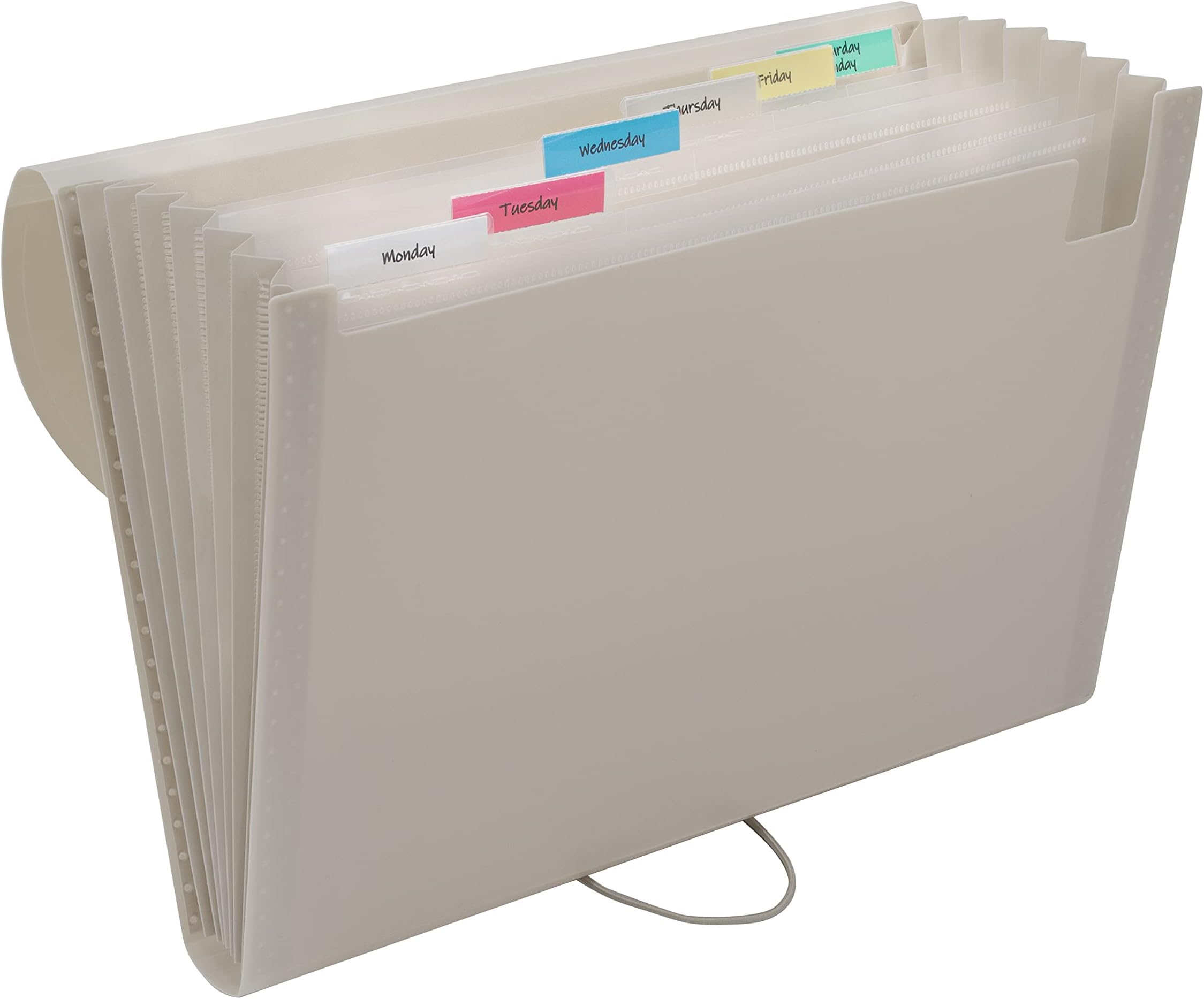 Amazon.com : C-Line 7-Pocket Expanding File, Includes Tabs, Letter Size ...