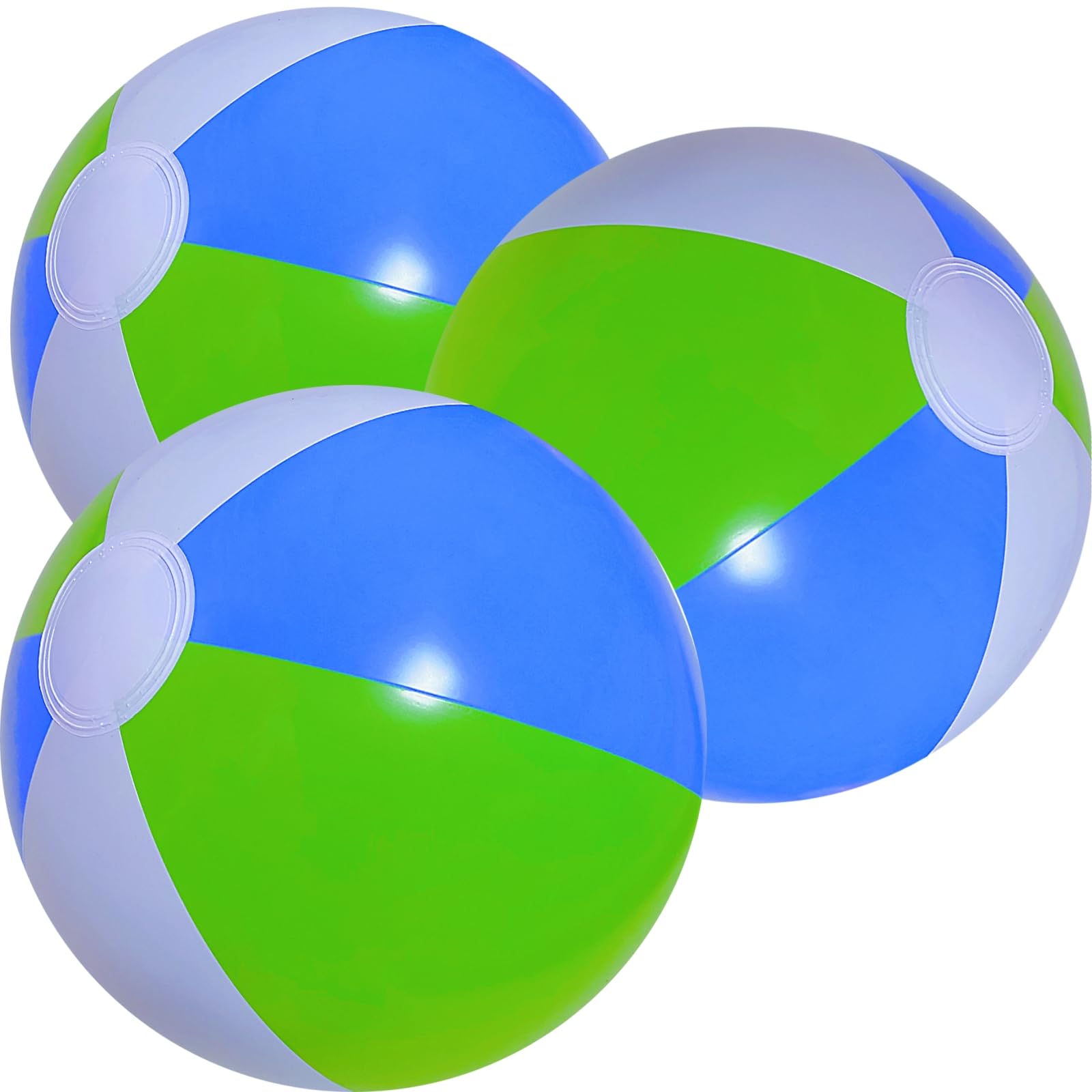 Snapklik.com : GCQJOQ 3 Pack Beach Balls, Large Inflatable Beach Balls ...