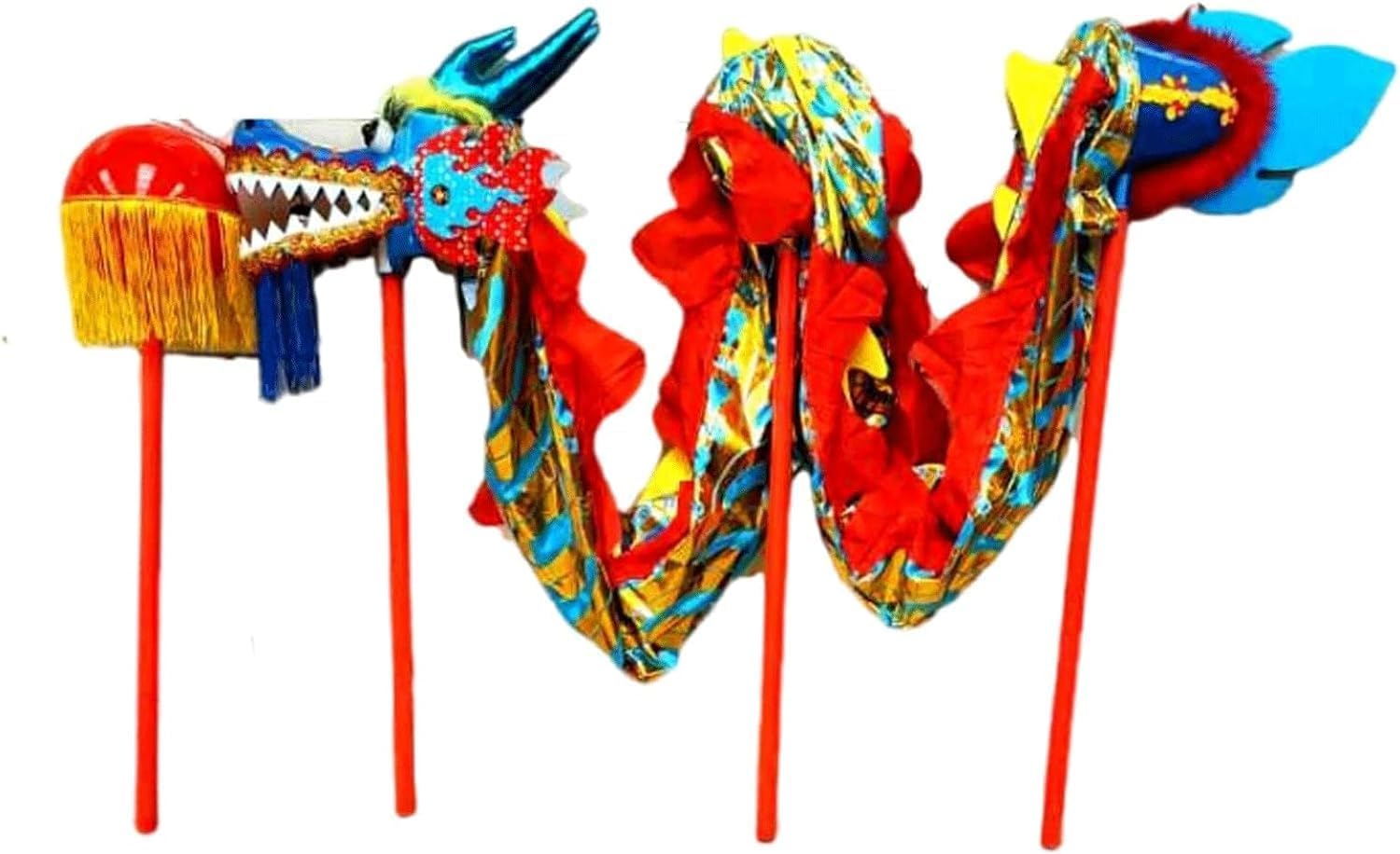 Amazon.com: KLEYE Chinese Dragon Costume - Silk Dragon and Lion Dance Props, Satin Cloth for ...