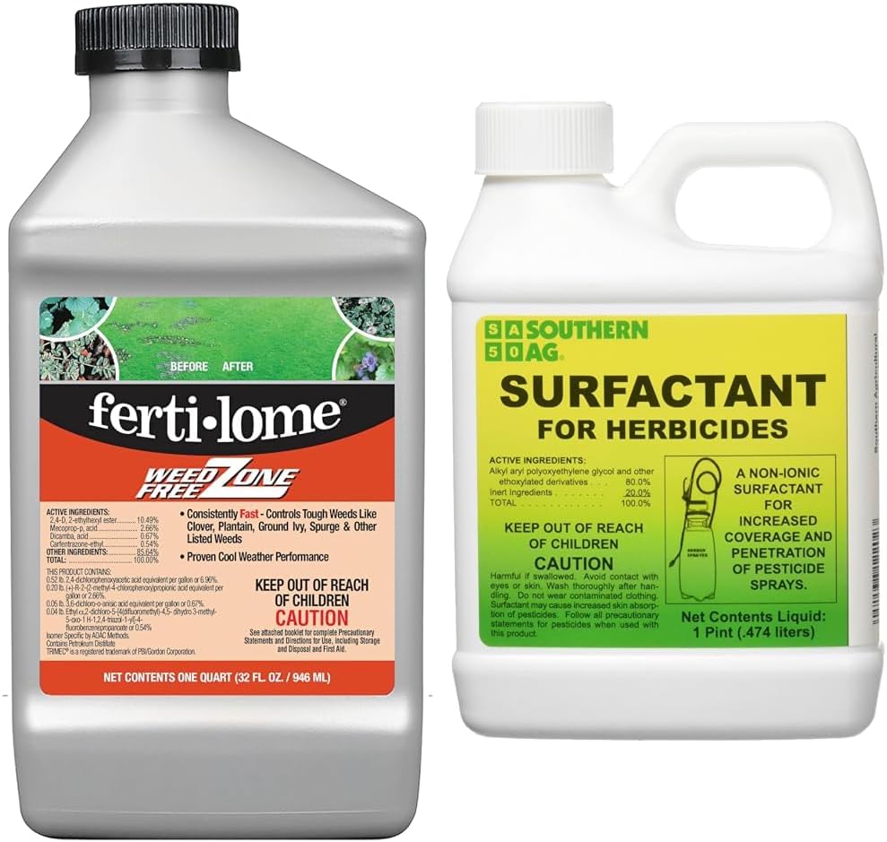 Amazon.com : Fertilome 10525 Weed Free Zone 32 oz and Southern Ag ...