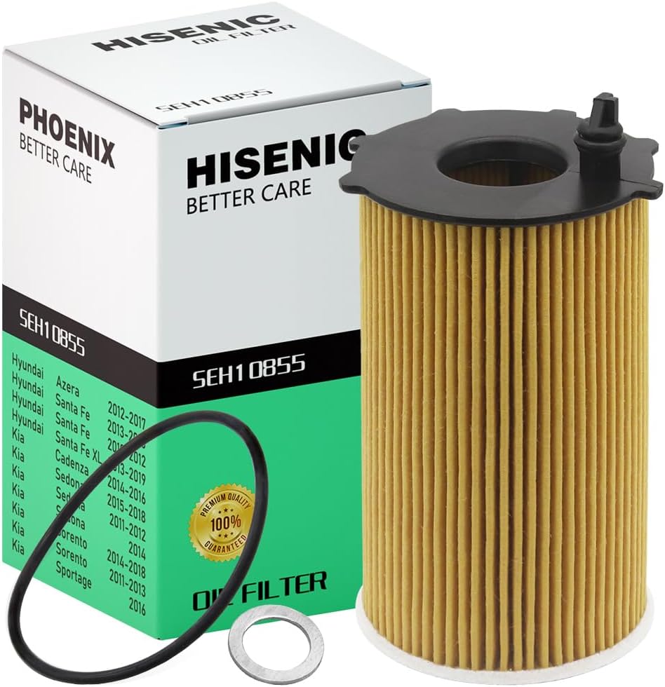 Oil Filter Fits HYUNDAI Azera Santa FE Fits KIA Cadenza Sedona Sorento ...