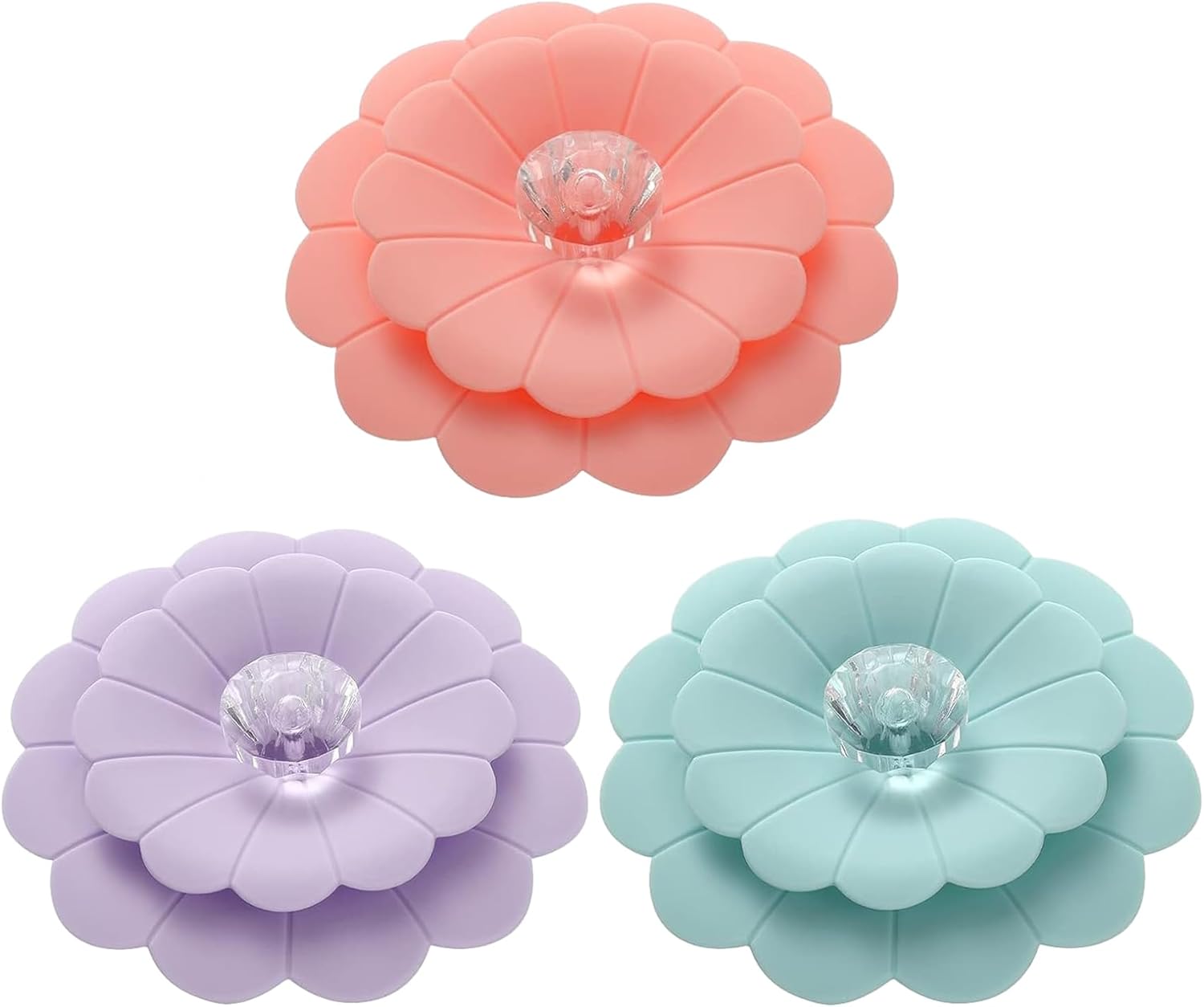 Amazon.com: Sunflower Silicone Cup Covers (Set of 3), Multicolored ...