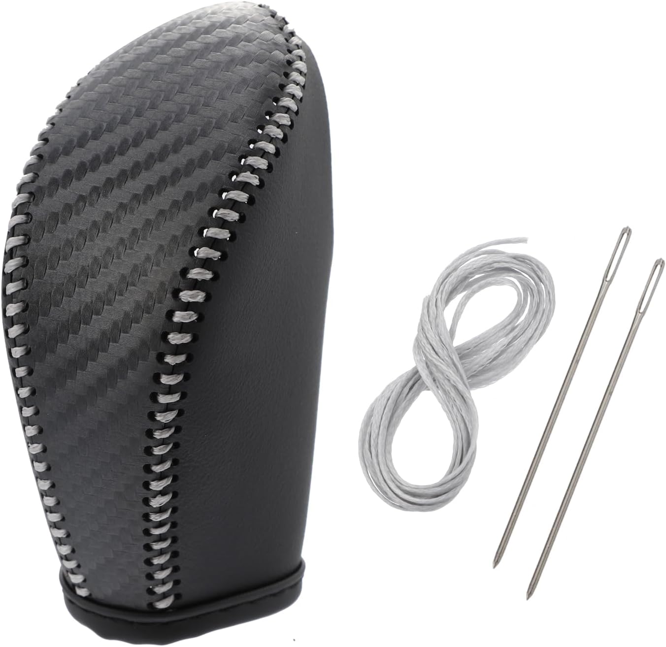 Amazon.com: X AUTOHAUX Car Faux Leather Gear Shift Knob Cover Automatic Transmission Boots Shift ...