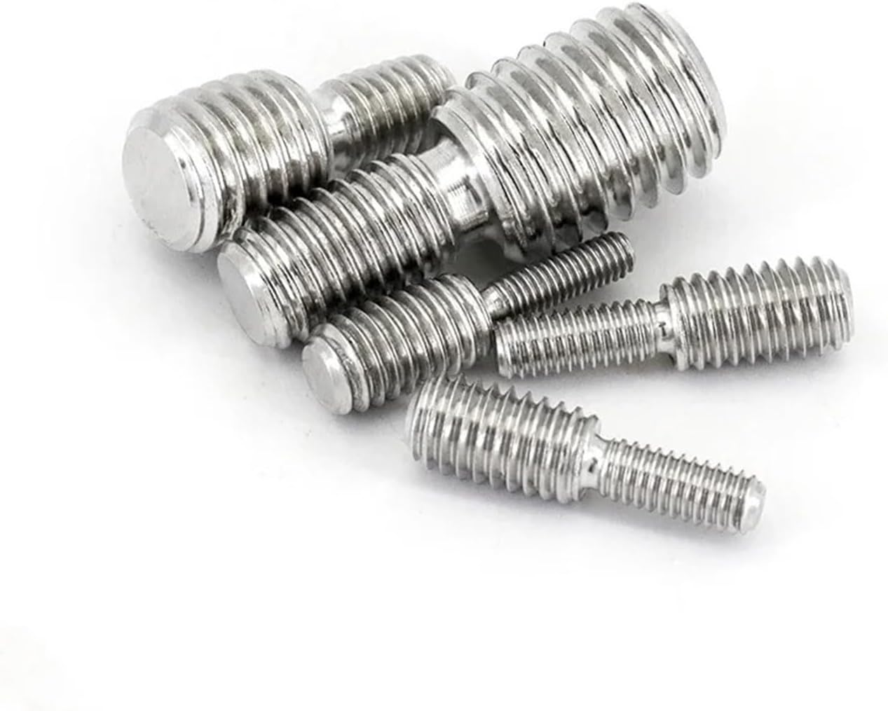 Double End Threaded Stud Screw Bolt, 1-5pcs 304 Stainless Steel Double ...
