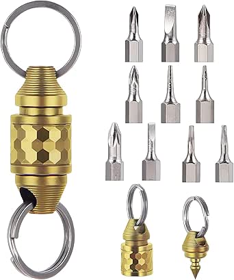 keyshoot Titanium Quick Release Keychain, Detachable Swivel Keychain ...