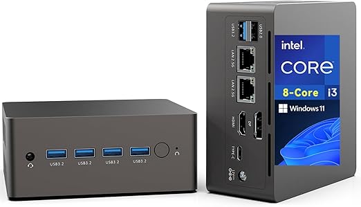 Amazon.com: Mini PC, Intel Core i3-N305(up to 3.8GHz) 8C/8T, 16GB DDR4 ...