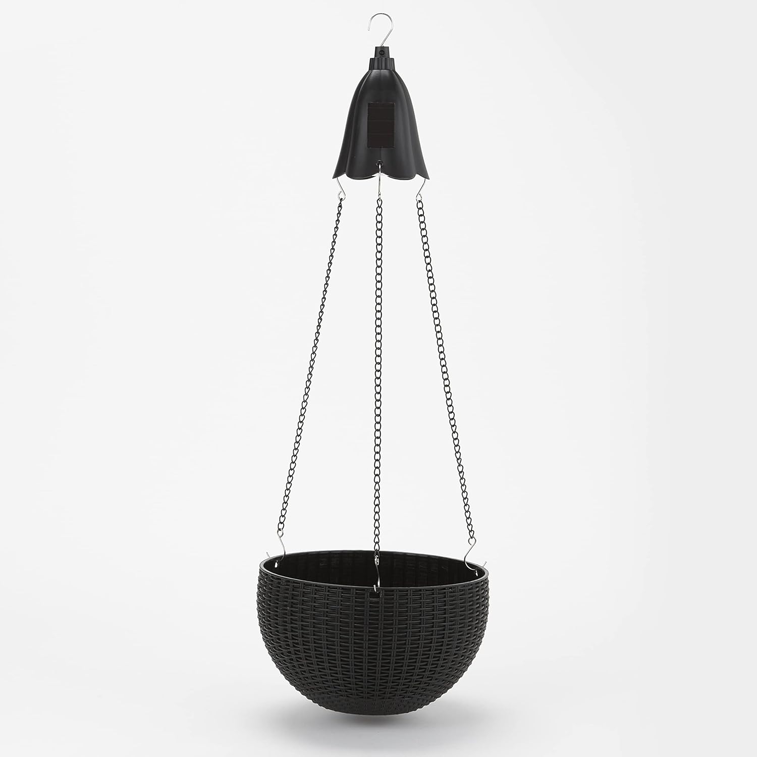 Amazon.com: Hanging Solar Planter - Lighted Flower Pot for Patio or ...