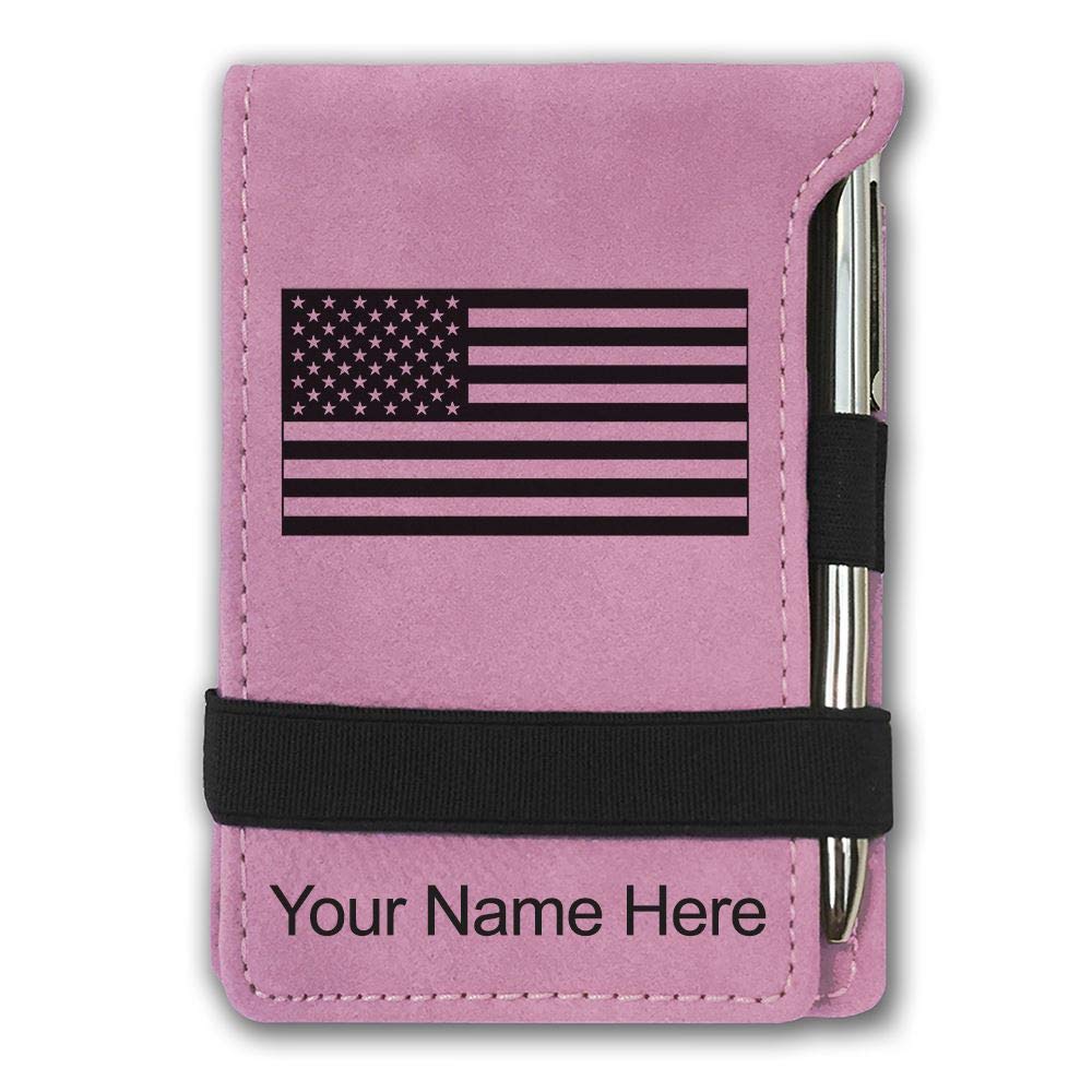 Amazon.com : LaserGram Mini Padfolio with Notepad and Pen, Flag of The ...