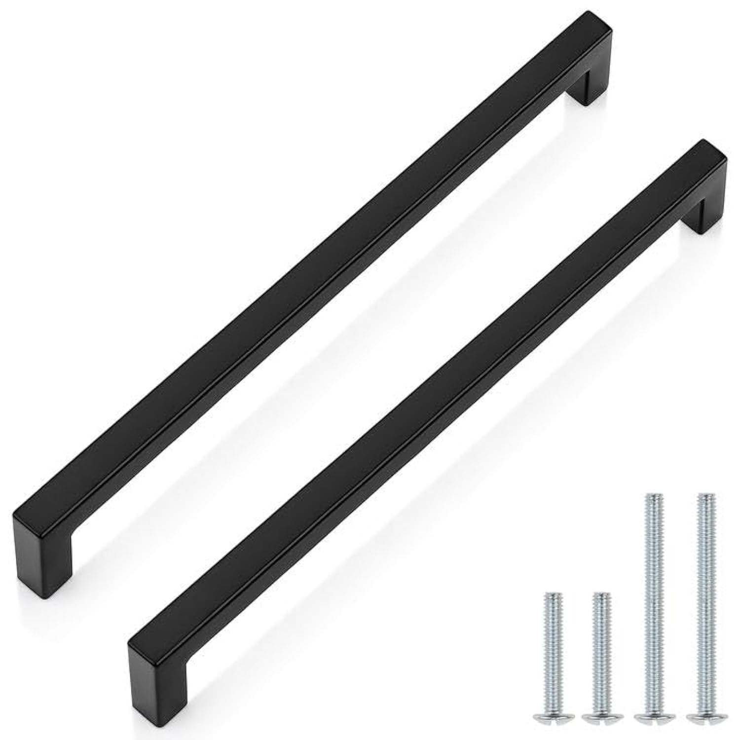 Snapklik.com : Probrico 5 Pack Black Cabinet Handles 10 Inch