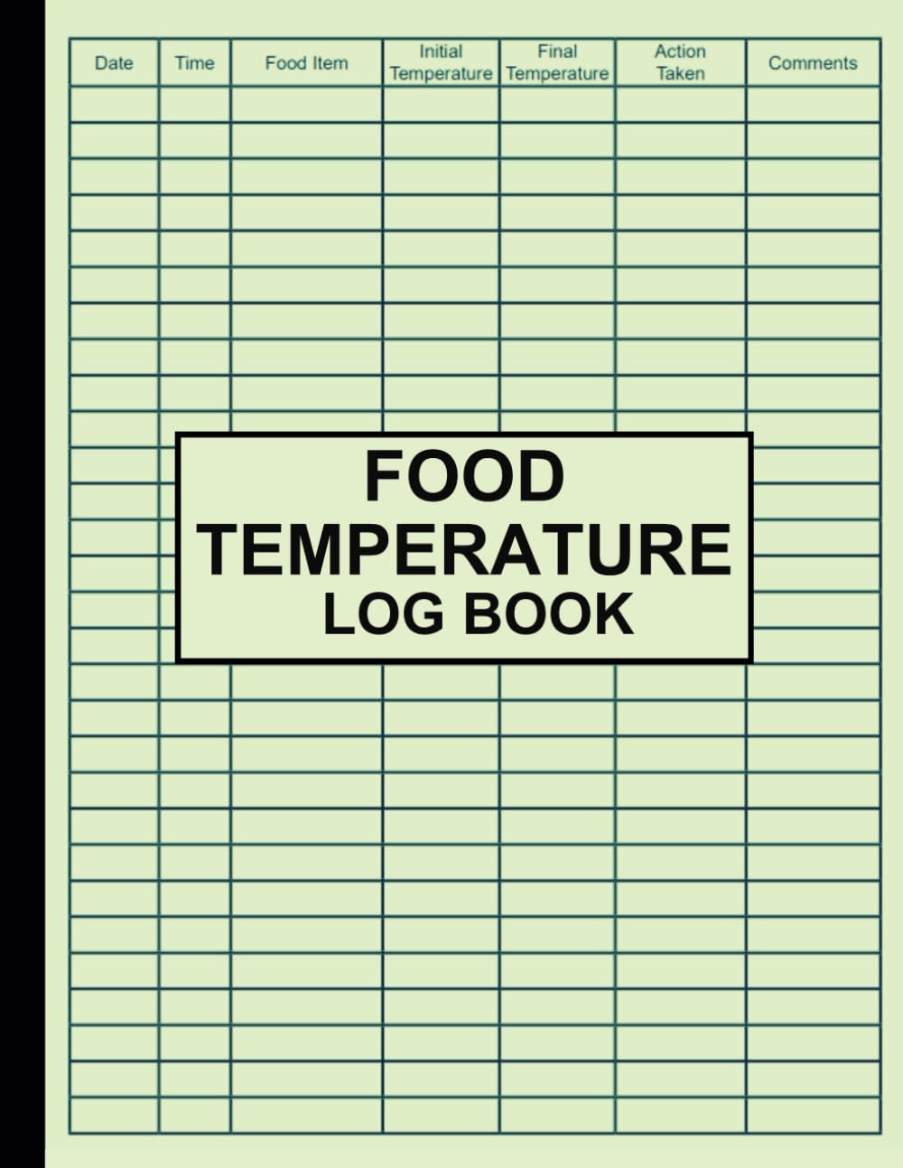 Food Temperature Log Book: For Restaurants, Takeaways, Catering ...