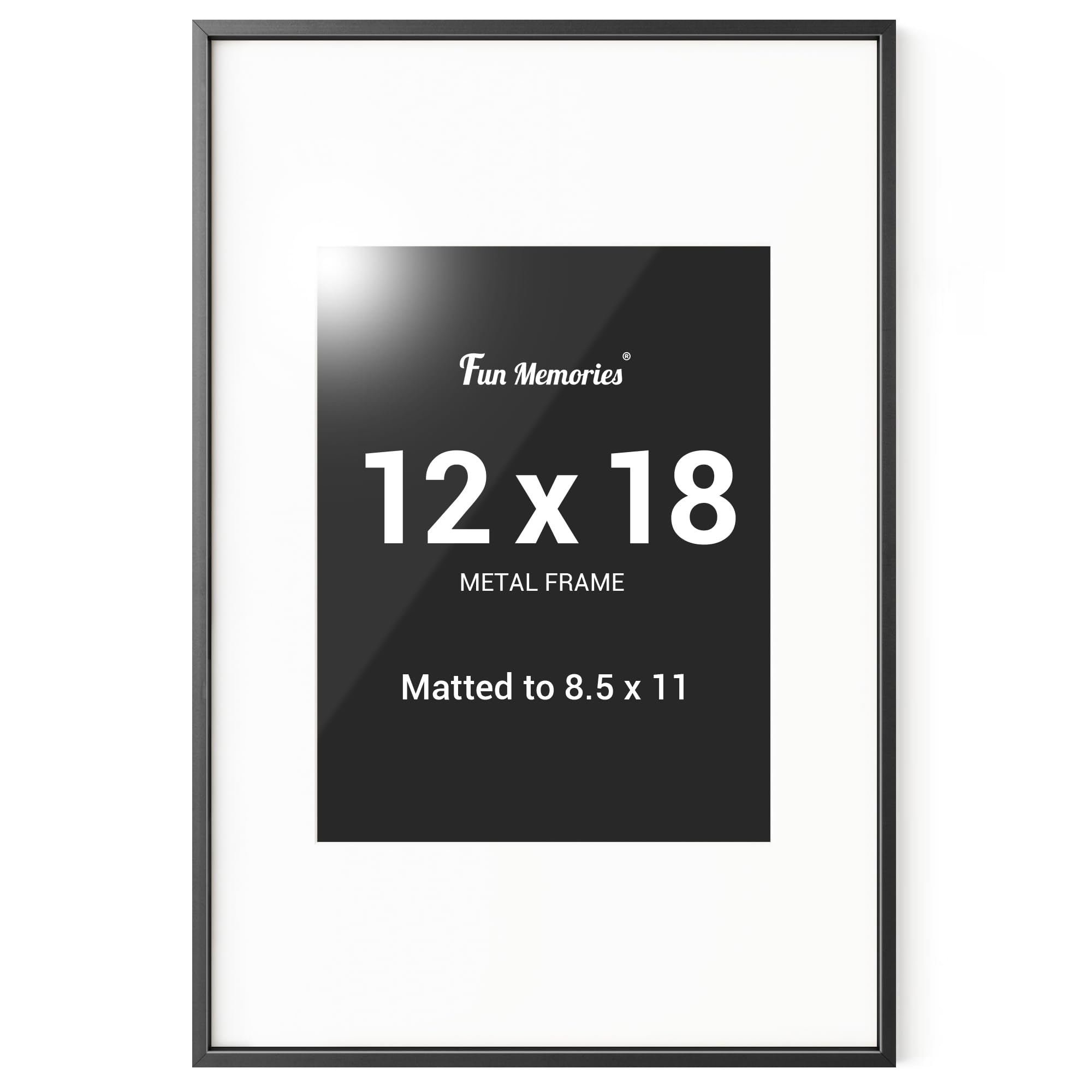 Amazon.com - Fun Memories 12x18 Black Frame, 12 x 18 Metal Picture ...