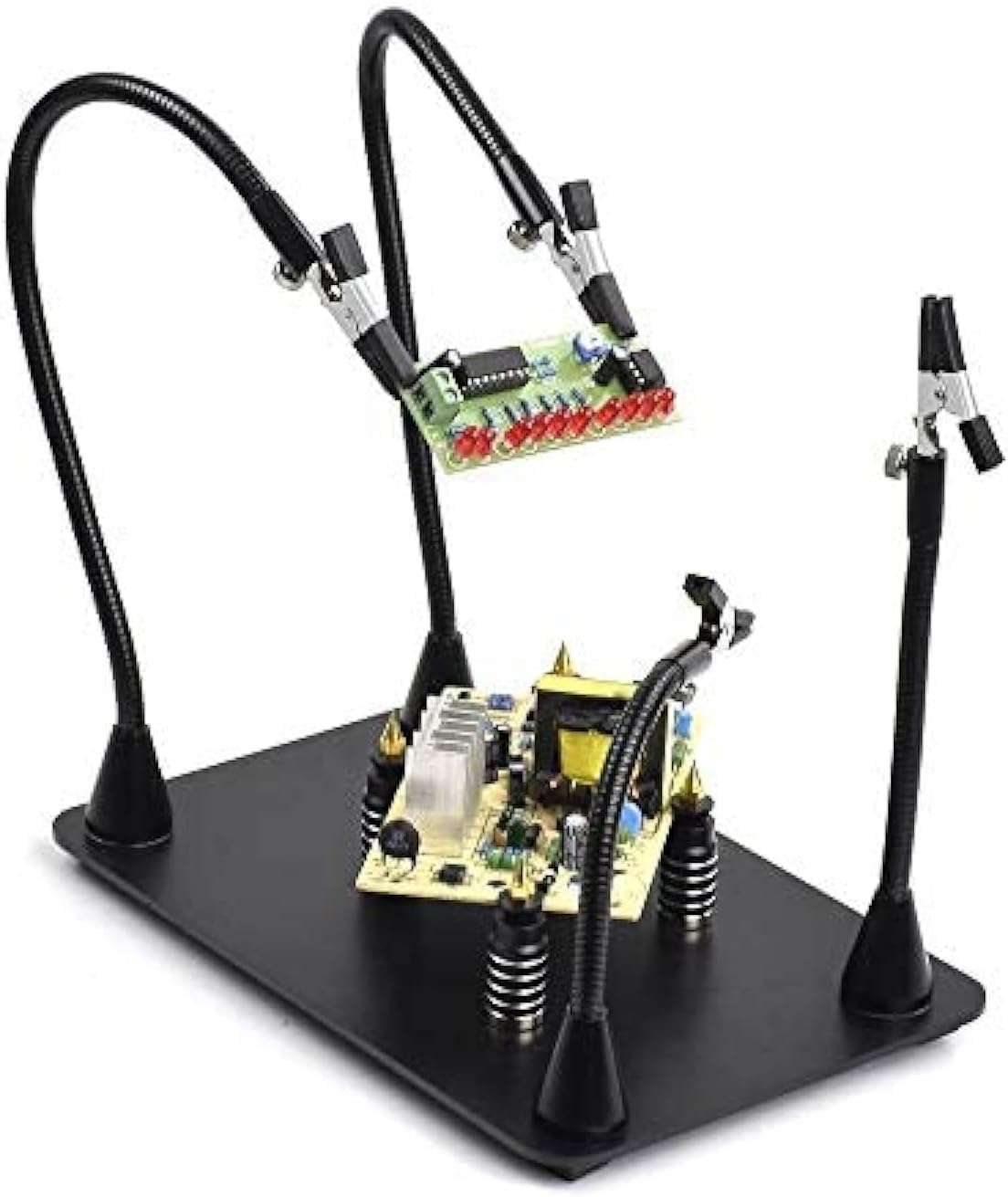 Magnetic Helping Hand Soldering Third Hand Tool Solder Holder, 4 PCB ...
