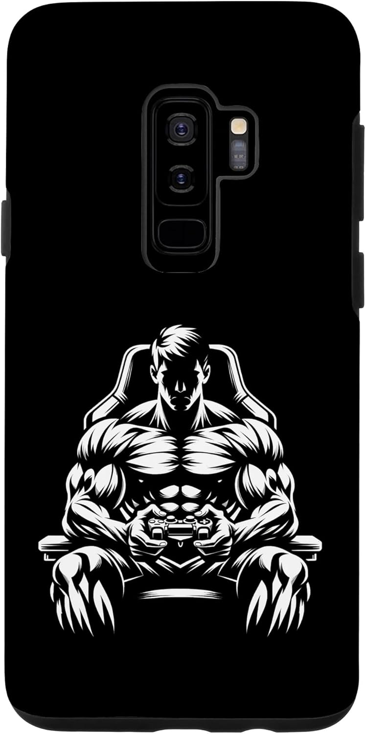 Amazon.com: Galaxy S9+ Muscular Bodybuilder Gamer Playing Video Games ...