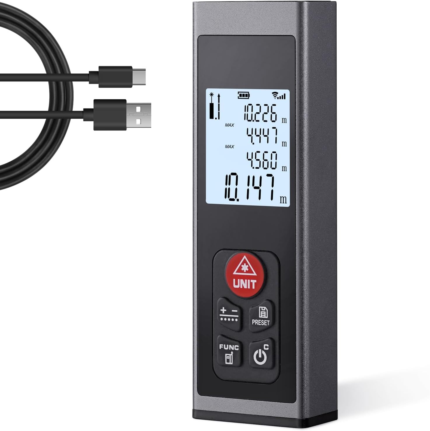 Laser mesure, 40m/131ft Mini Distance Meter Laser rangefinder Range ...