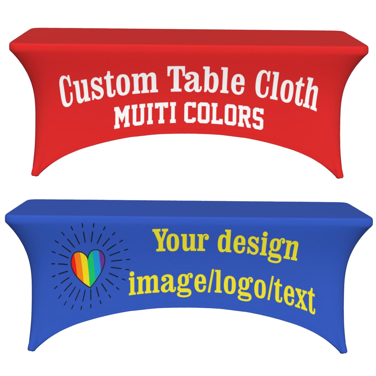 Amazon.com: yehob Custom Tablecloth Spandex Table Cover 6FT ...