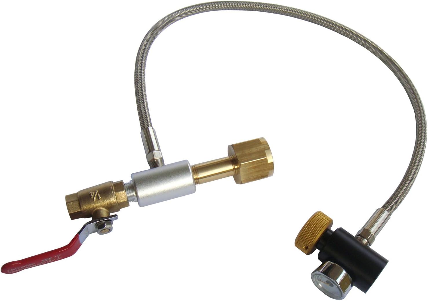 Amazon.com: 24" High Pressure Hose Single Valve Co2 Fill Station for ...