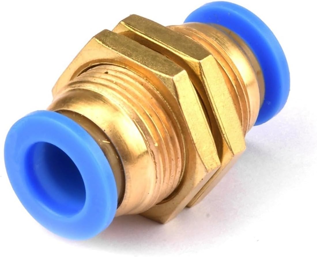 Amazon.com: Pneumatic Fitting Pipe Connector Tube Air Quick Fittings ...