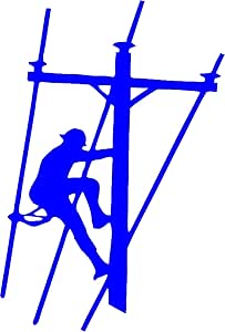 Amazon.com - Lineman Electrician Electric Pole Car Truck Motorcycle ...