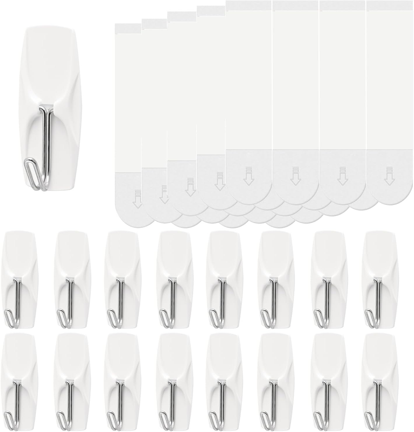 Amazon.com: Command 17065CLRVPES Clear Hooks & Strips Plastic Medium 6 ...