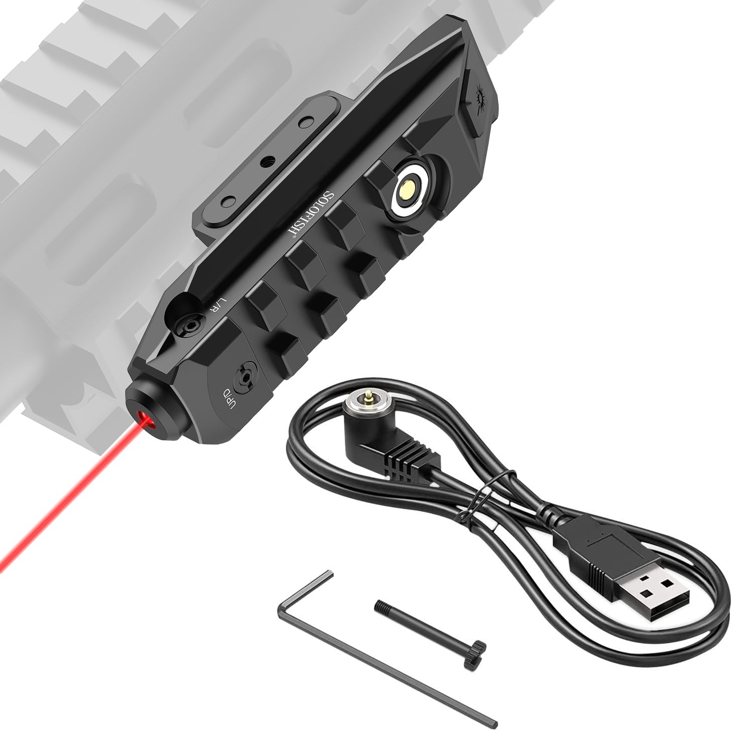 Amazon.com: SOLOFISH Red Beam, Bundle with Magnetic Cable : Electronics
