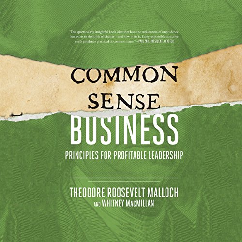 Common-Sense Business: Principles for Profitable Leadership (Audio ...