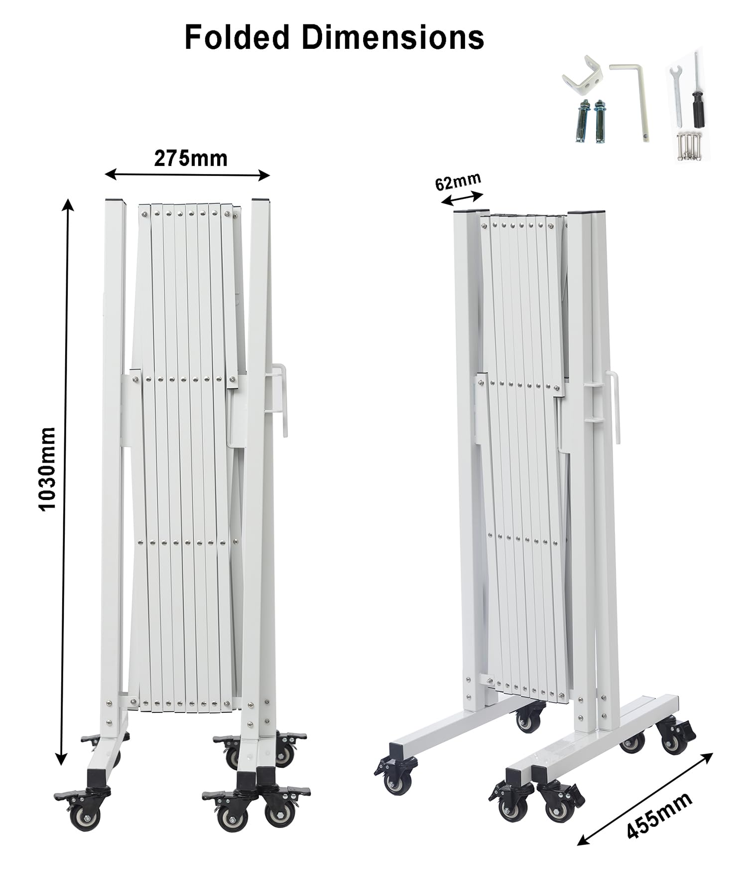 Metal Expandable Barricade Gate, Rotating Design, Mobile Safety Barrier ...