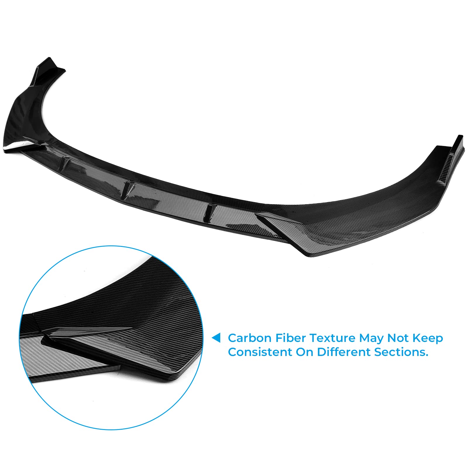 Honda Accord Spoiler FREEMOTOR802® Front Bumper Lip Splitter Air Dam ...