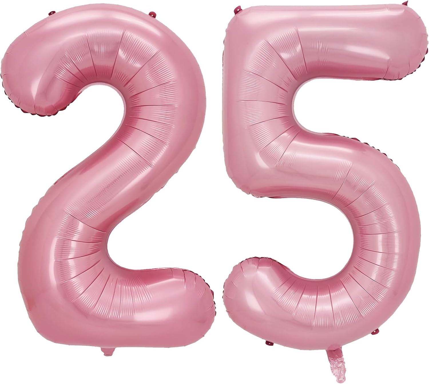 Amazon.com: Pink 25 Balloon Number, GINZU 40 Inch | Foil Pink 25 Balloons For 25 Birthday ...
