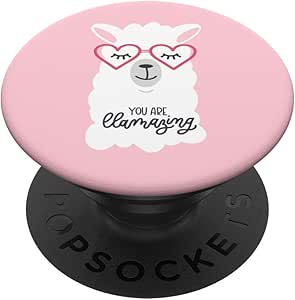 Amazon.com: Fun Llama Themed "you are llamazing" Popsocket PopSockets ...
