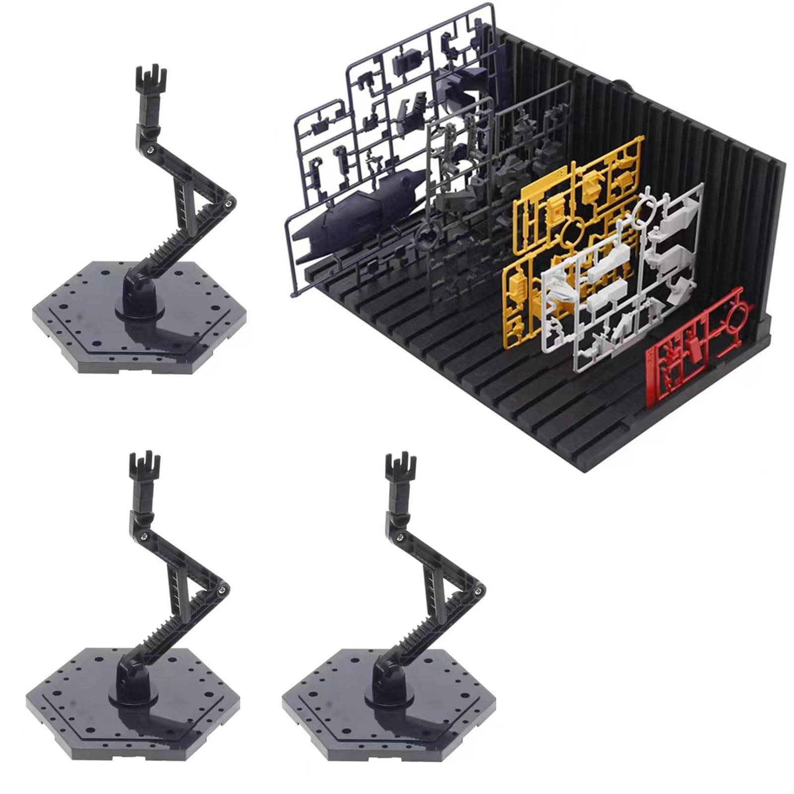 Amazon.com: 4 pieces Gundam model display stand and Gundam model parts ...