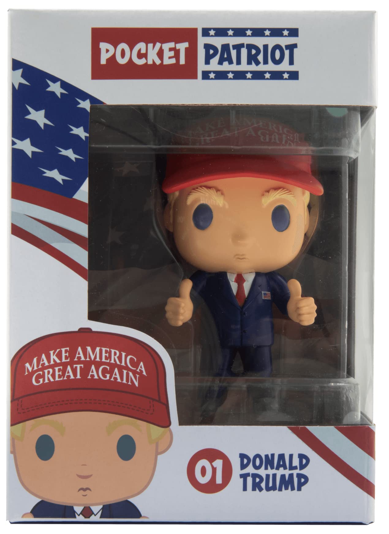 Snapklik.com : Proud Patriots Donald Trump Pocket Patriot #1 Figurine