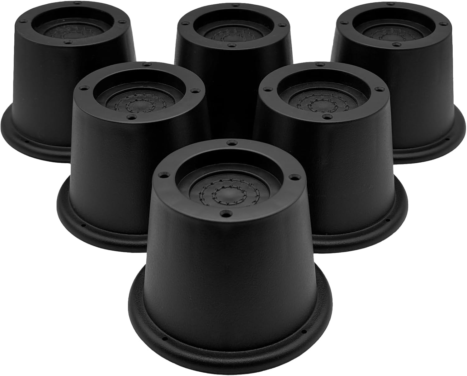Amazon.com: ANNKUT Round Bed Risers 2 inch Heavy Duty，Circle Furniture ...