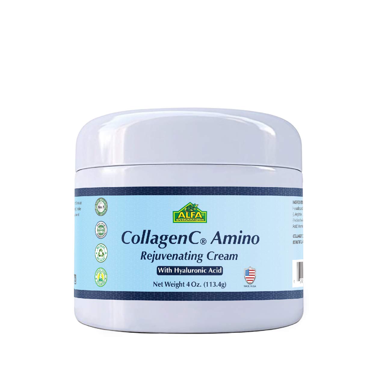 Amazon.com: ALFA VITAMINS Collagen Amino Cream with Vitamin E ...