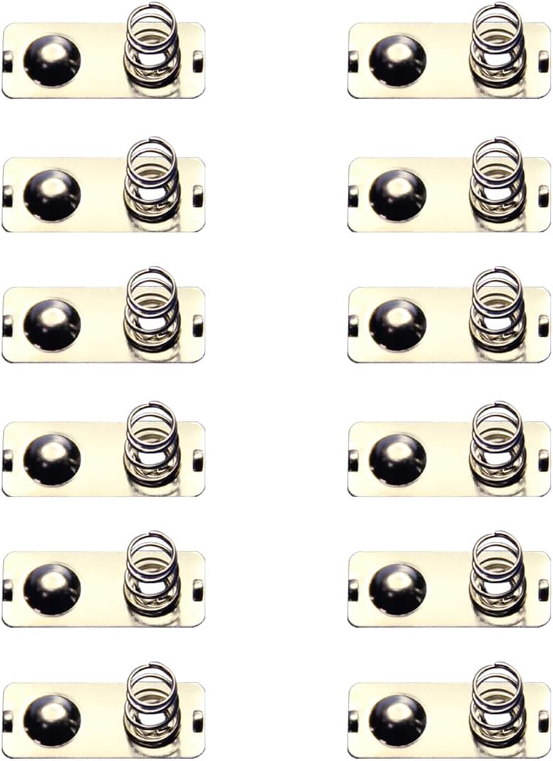 MACHSWON 10 Pcs AAA Batteries Metal Battery Spring Contact Plate 20x9MM ...