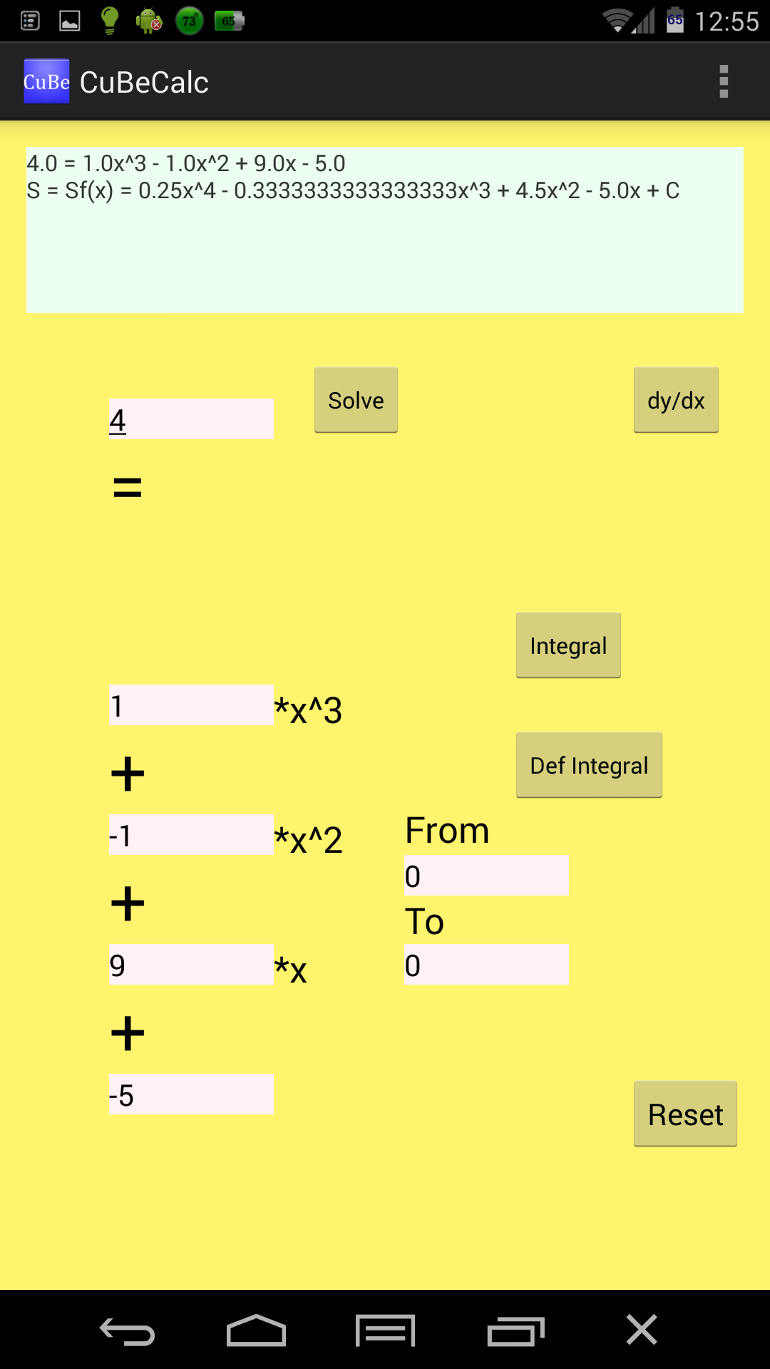 CuBeCalc: Polynomial Calculator - App on Amazon Appstore