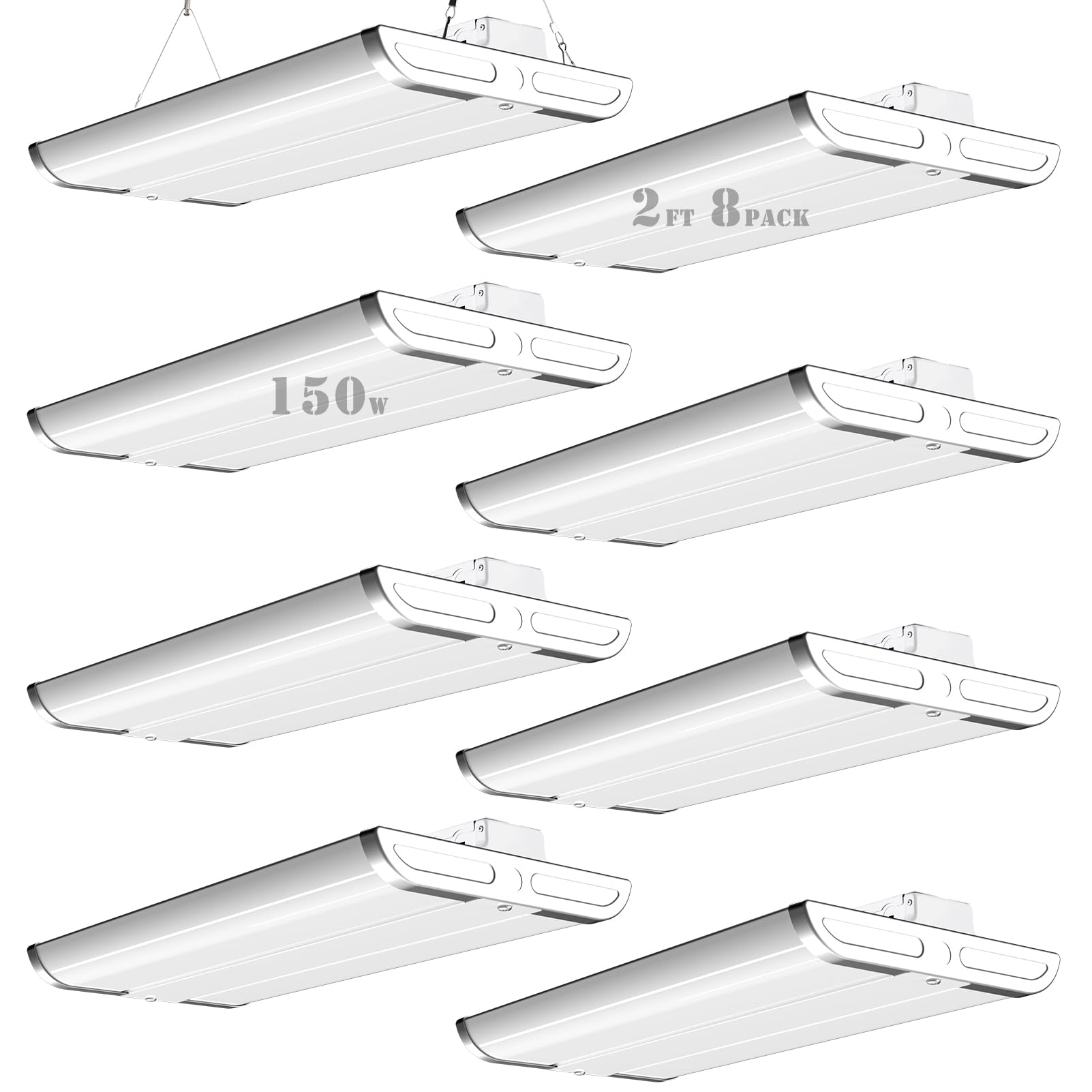 Lightdot 2FT LED High Bay Shop Light50W 21500LM [Eqv. 600W MH/HPS ...