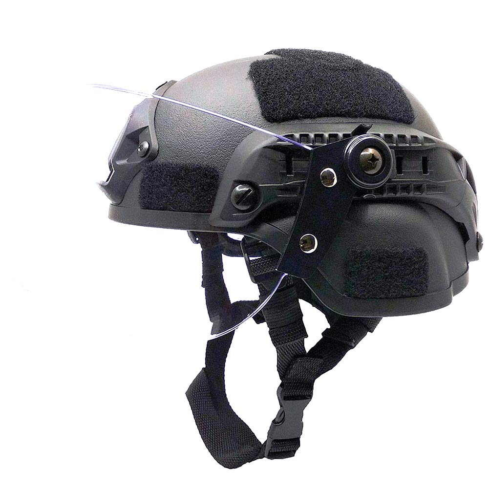 Buy MICH 2000 Soft Air Paintball Live Body Cs Helmet with Transparent ...